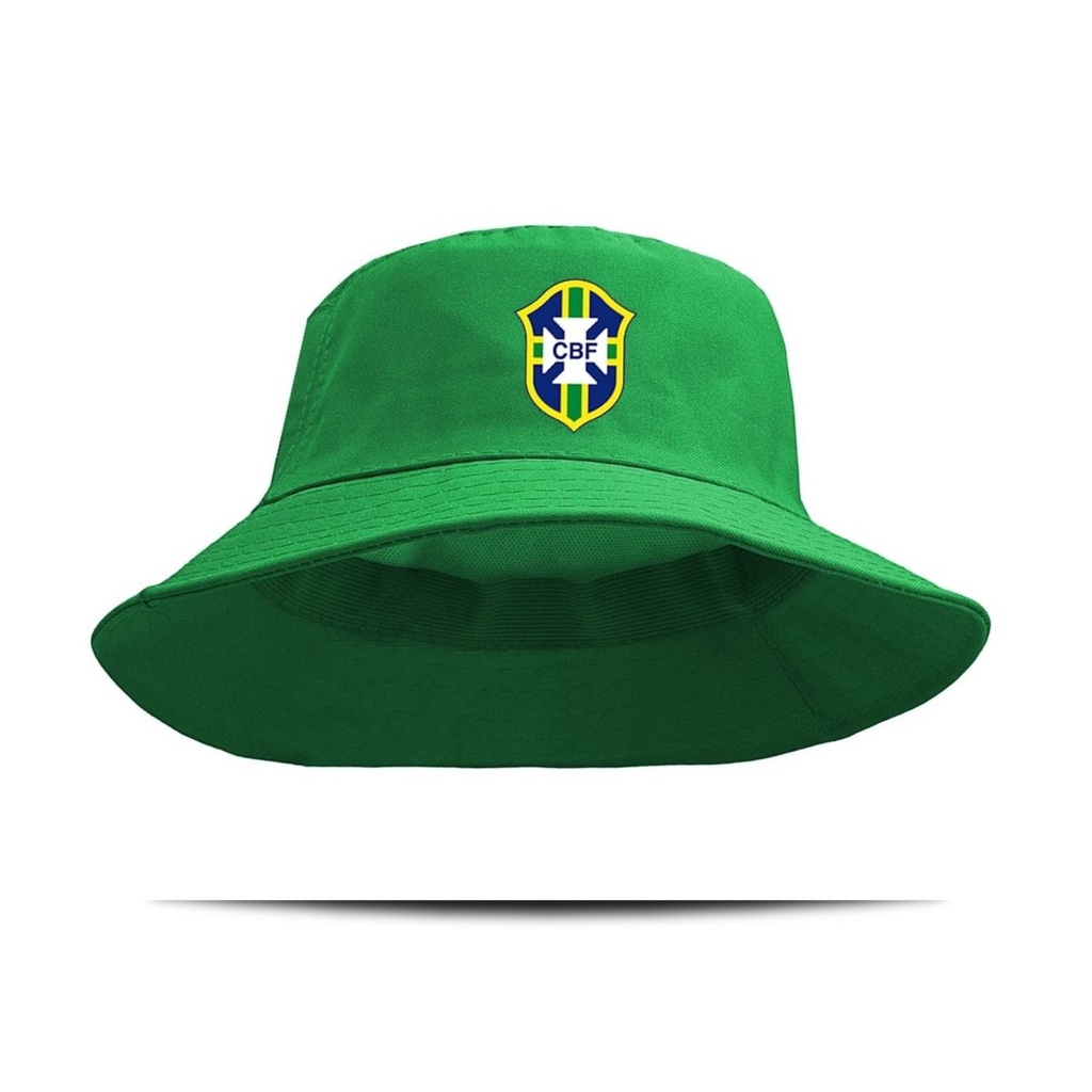 Chapéu Bucket Hat Brasil Copa Do Mundo 2022 Símbolo CBF Varias Cores ...