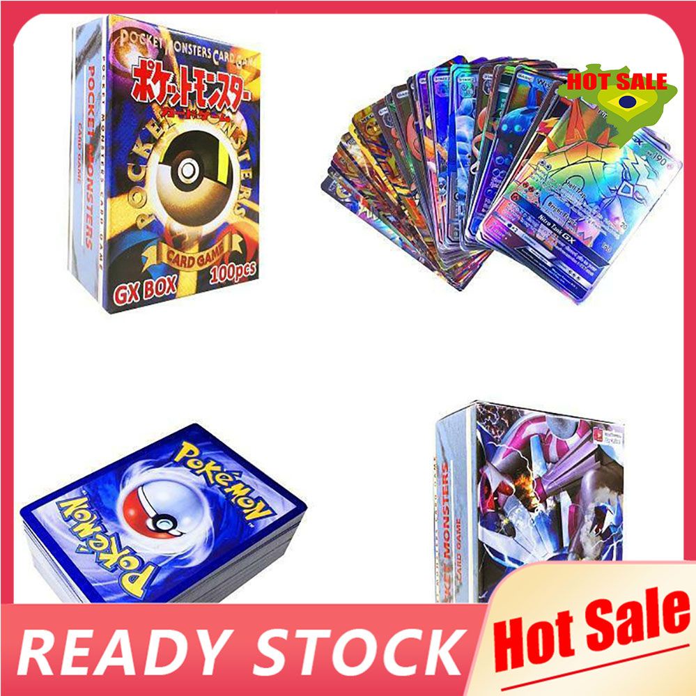 Pokemon Card Game GX Cartas Brilhantes Lista 50/100/200 seabed | Shopee ...