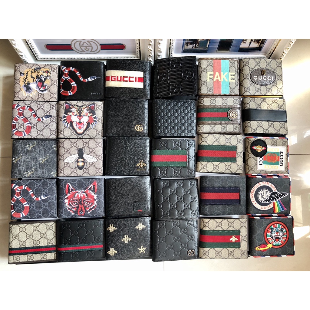 Replica De Carteira Masculina Gucci Carteira Gucci GG Supreme Tiger