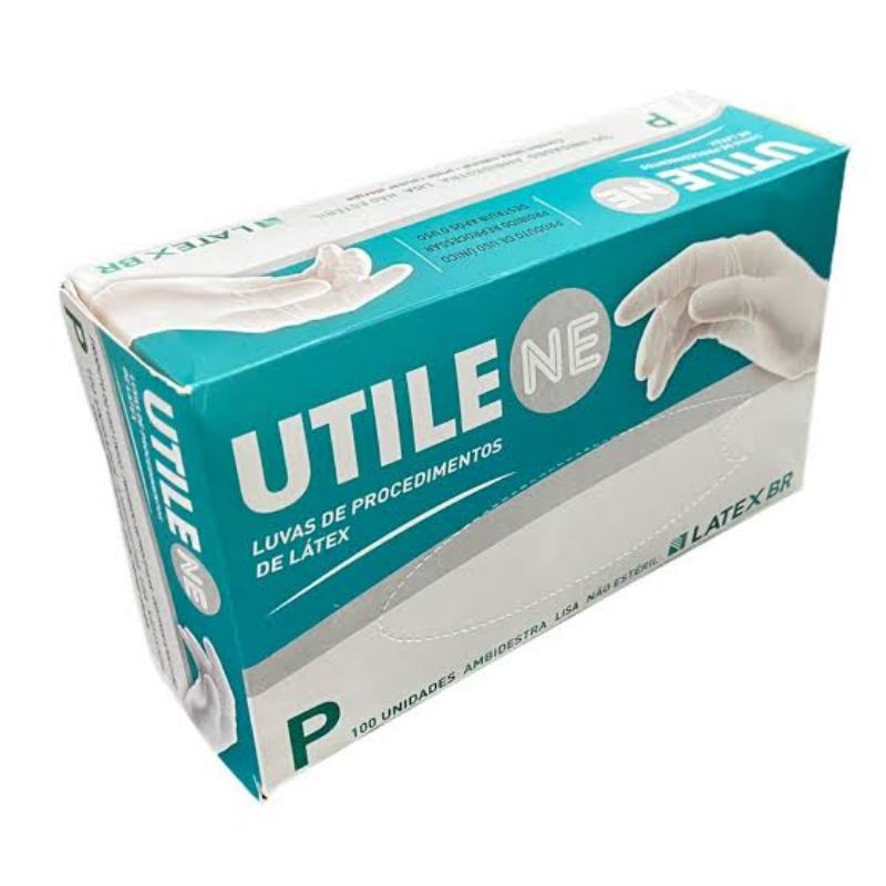 Luva de procedimento não estéril UTILE NE p c/100 unid | Shopee Brasil