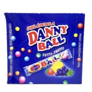 Chiclete Tutti-frutti Danny Balls C/18 Unidades | Shopee Brasil