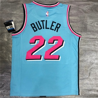 Camiseta Masculina 2020 Miami Heat Jimmy Butler Blue Colete Com ...