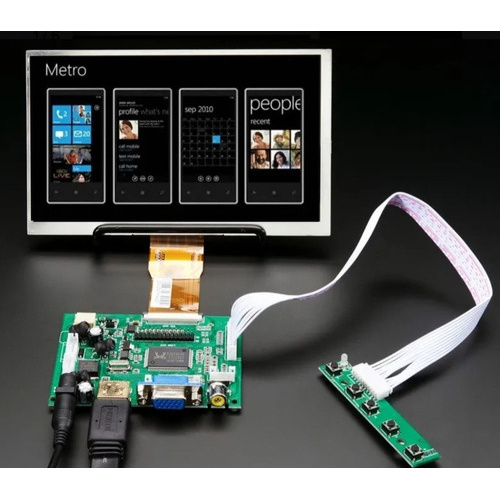 Tela Display 7 Polegadas Hdmi Raspberry Pi 1024x600 C/ Contr | Shopee Brasil