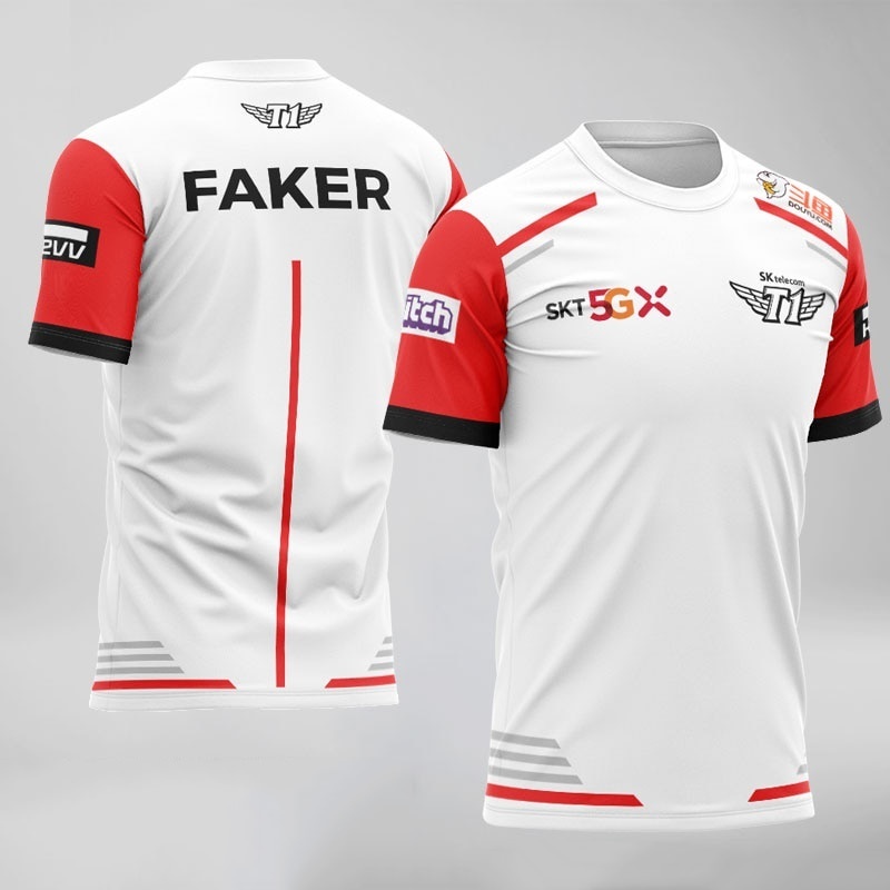 Camiseta De Verão LOL DOTA2/T1/Players Para FPX Miss SKT Team Match | Shopee Brasil