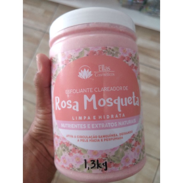 babaloo (algodão doce) ou rosa mosqueta esfoliante clareador corporal e ...