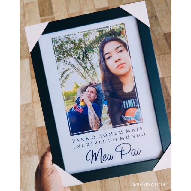 Quadro personalizado Pai, dia dos pais presente personalizado. | Shopee ...