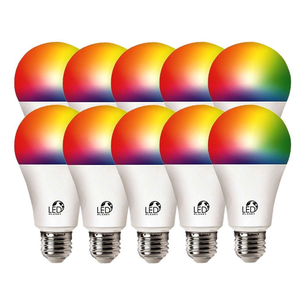 Kit 10 Smart Bulbo Led Wi-fi Inteligente 10w Rgb - Desconto no Preço