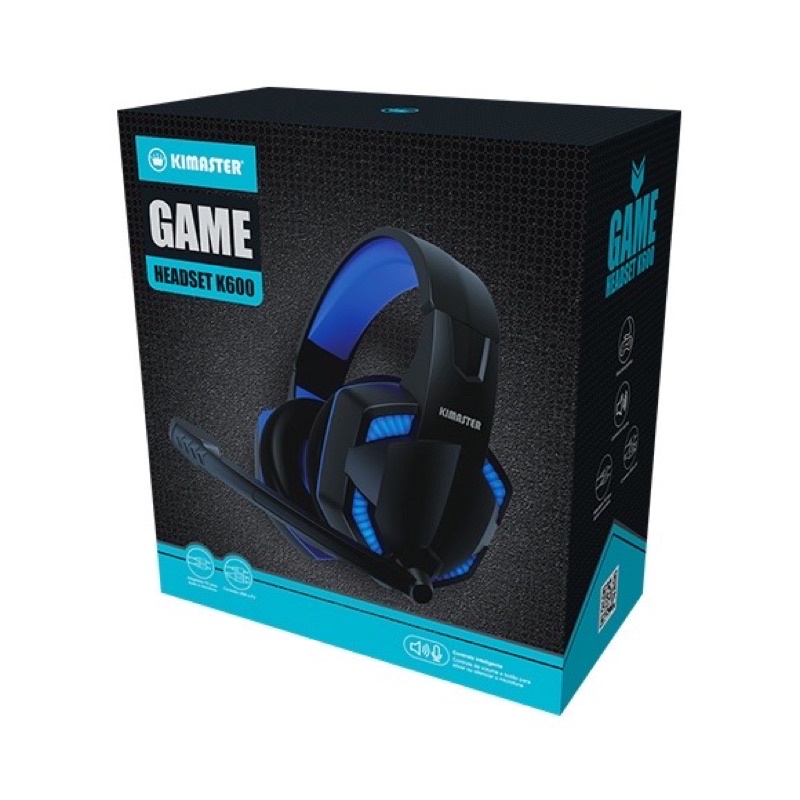Fone De Ouvido Gamer Hg02 Fio Microfone HeadPhone kimaster | Shopee Brasil