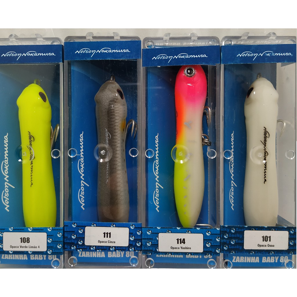 Isca Artificial Zig Zarinha Baby 80 - Nelson Nakamura - By Lucky | Shopee Brasil