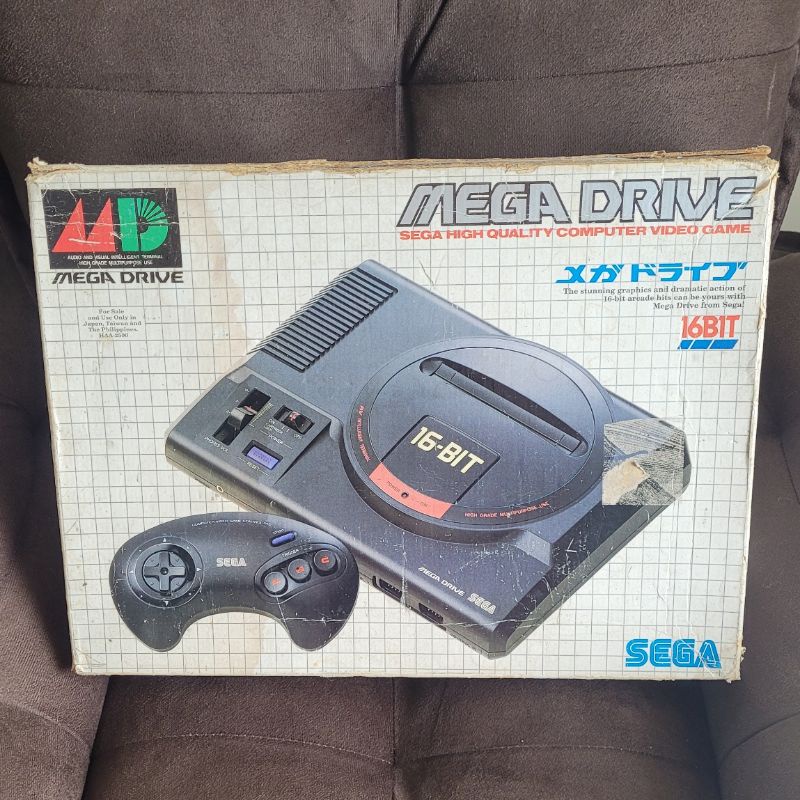 Caixa Mega Drive Japonês ORIGINAL! | Shopee Brasil