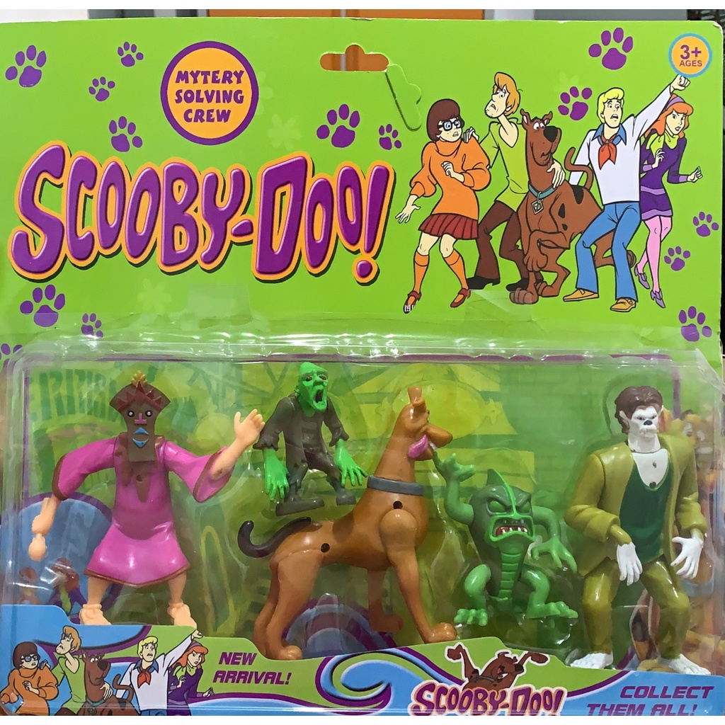 kit Cartela Scooby doo Scoob Kit 5 Personagens Desenho infantil ...