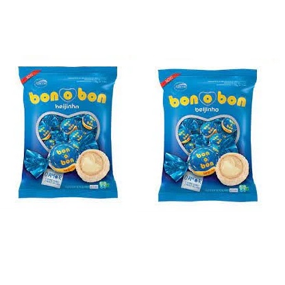KIT 2 PACOTES BON O BON 750GRS | Shopee Brasil