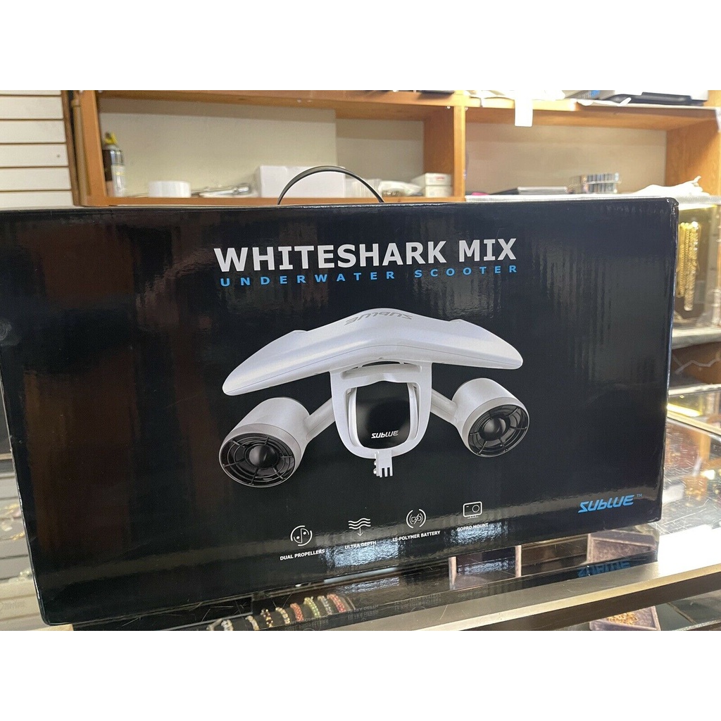 Sublue Arctic White Shark Mix Underwater Scooter | Shopee Brasil