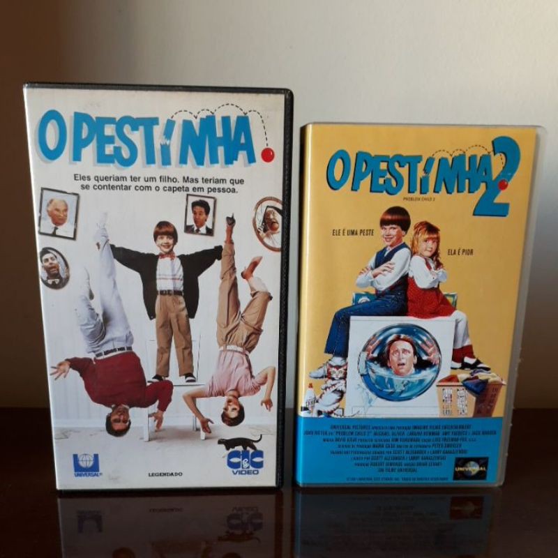 VHS O Pestinha + O Pestinha 2. | Shopee Brasil