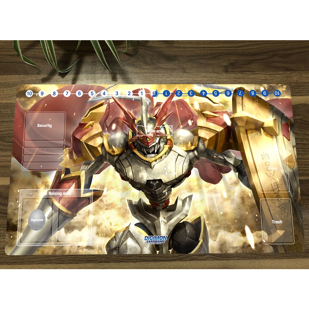 Jogo De Tabuleiro Digimon Duel Playmat Galantmon Cartas DTCG CCG Tapete ...