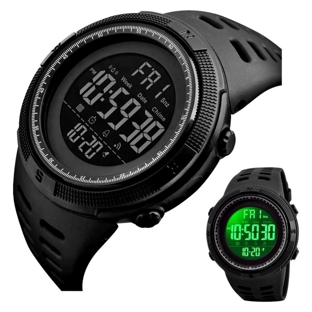 Relógio masculino esportivo digital led Skmei 1251 original a prova d’água | Shopee Brasil