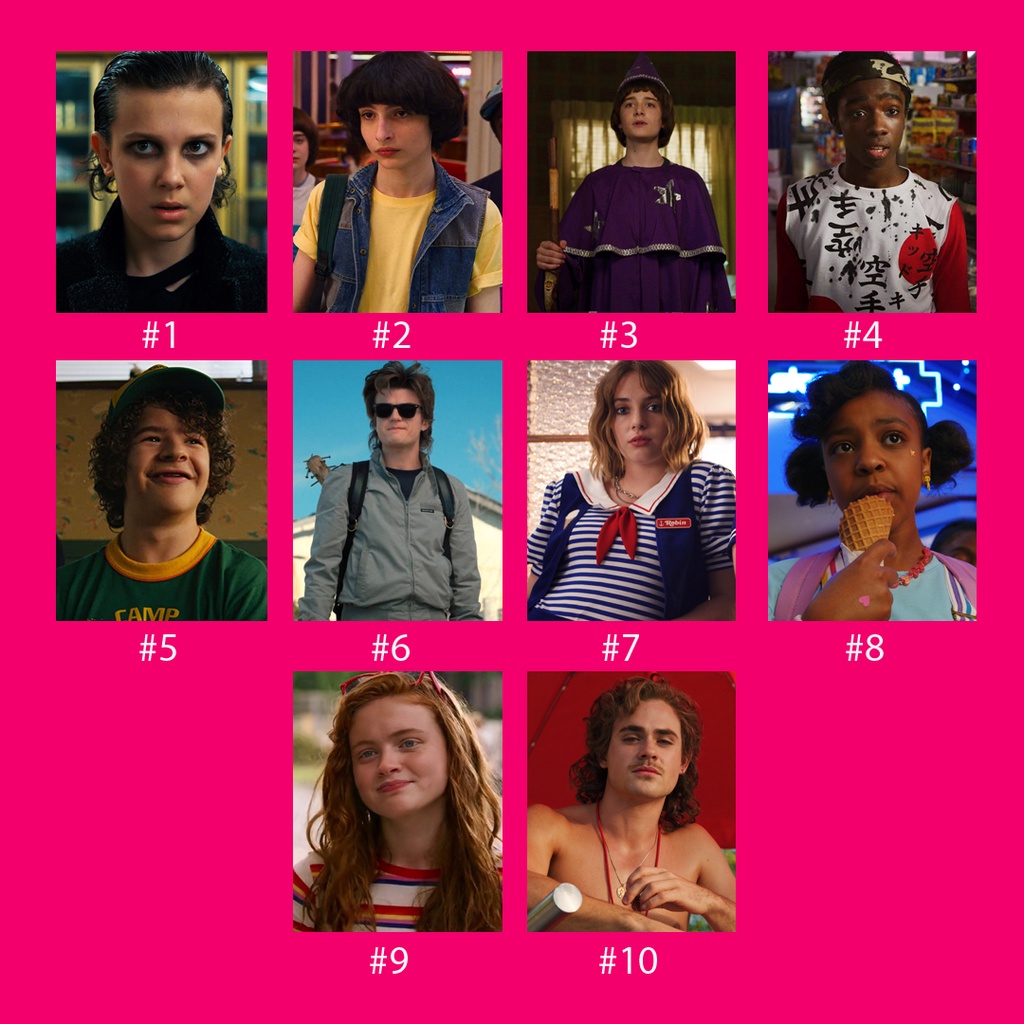 Stranger Things - Pack 04 - Photocard/Polaroid (Leia a descrição ...