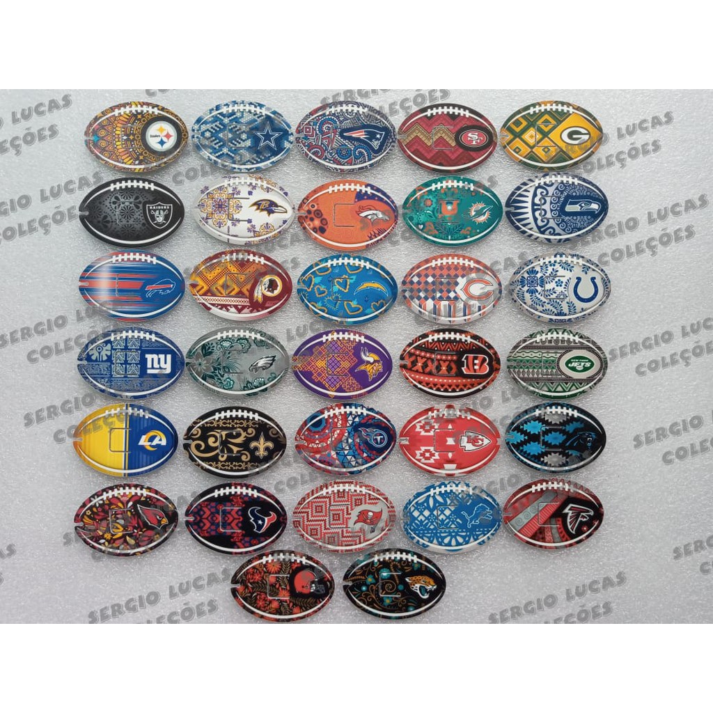 Coleção Completa 32 Tazos NFL - Ruffles - México - 2020 | Shopee Brasil