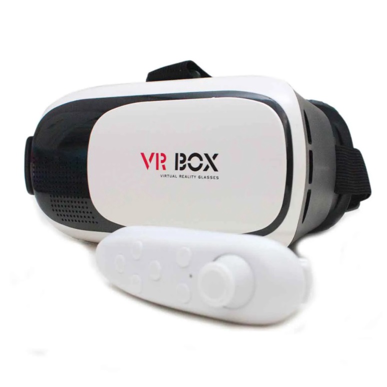 Óculos Vr Box Celular 3D Realidade Virtual + Controle Bluetooth 2.0 Envio Imediato - Escorrega o ...