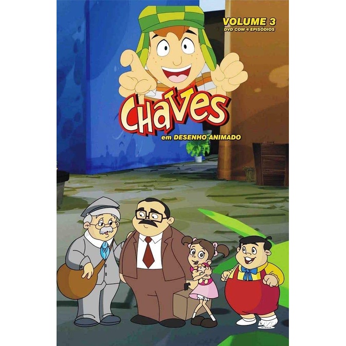 DVD Chaves em Desenho Animado Vol. 3 - Lacrado | Shopee Brasil