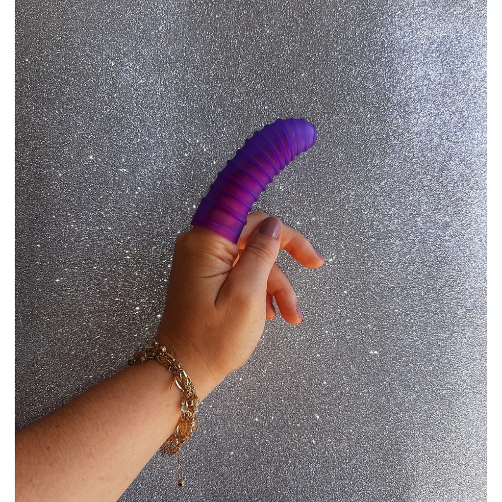 Capa para dedo (dedeira) 2 jnidades. Textura circular e pontilhada ponto G. Sexy Fantasy ...