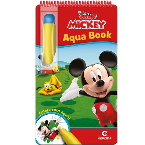 Livro aqua book Mickey Ed Culturama | Shopee Brasil