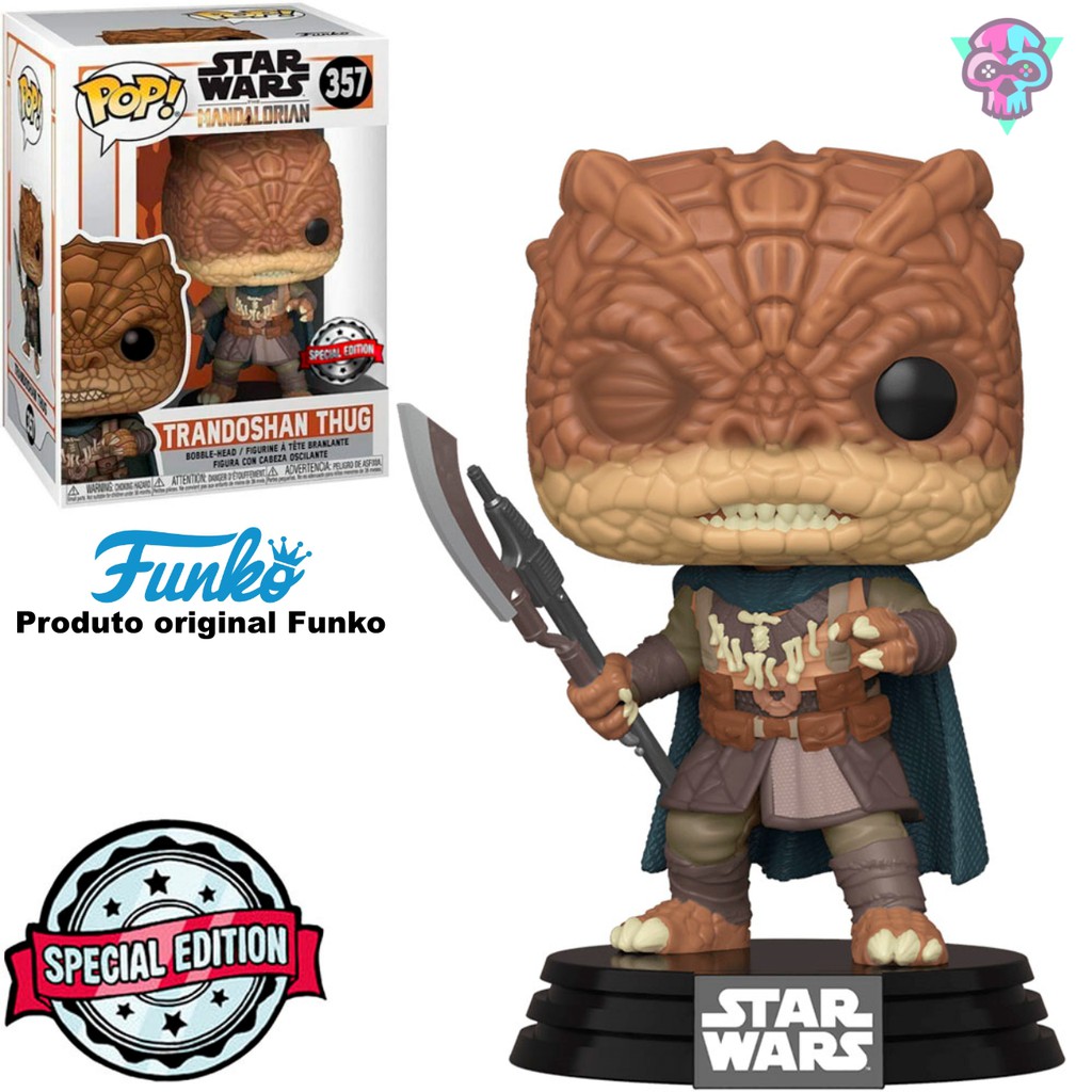 FUNKO POP STAR WARS THE MANDALORIAN EXCLUSIVE - TRANDOSHAN THUG 357 ...