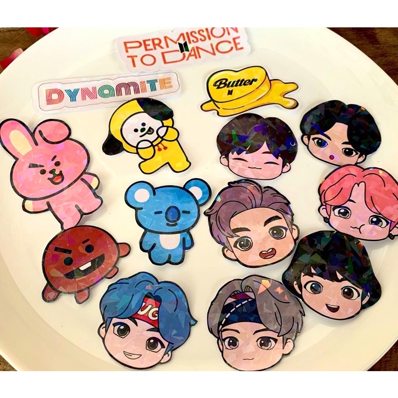 ADESIVOS STICKERS BTS CHIBI | Shopee Brasil