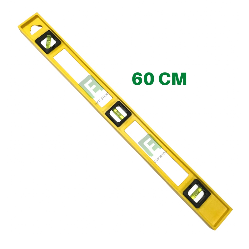 Nível Pedreiro Profissional 60cm Abs Resistente 3 bolhas régua de prumo ...