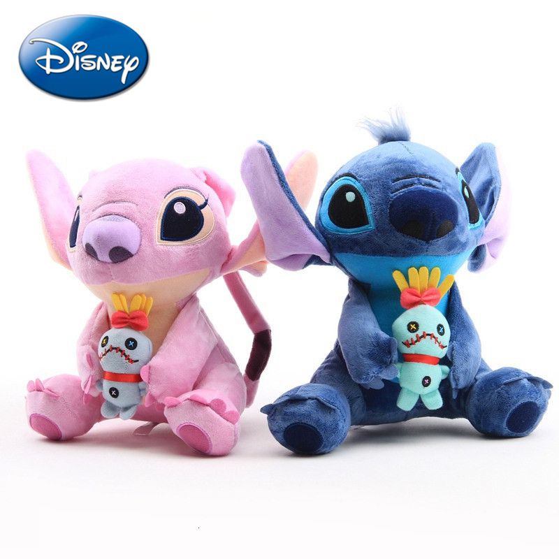Cute Disney Stitch Plush Doll Toys Lilo Stitch Anime Cartoon Stuffed ...