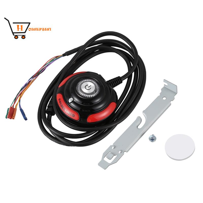 GOLDEN FIELD 1.6M Desktop PC Computer Case Power Supply On/Off Reset ...