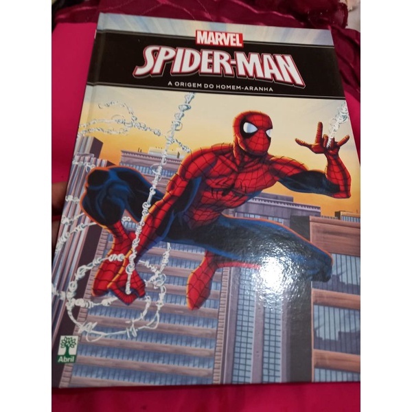 Spider-Man - A origem do Homem-Aranha - Livro ilustrado (Editora Abril) | Shopee Brasil