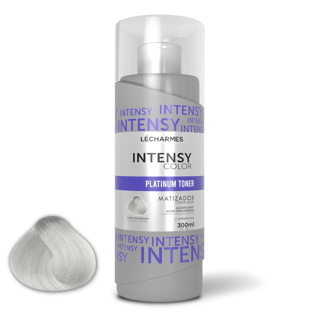 Intensy Color Platinum Toner - Ultra Platinum 300ml | Shopee Brasil