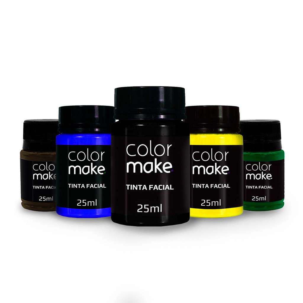 Tinta Facial Color Make Maquiagem Artistica Para Festa 25ml | Shopee Brasil