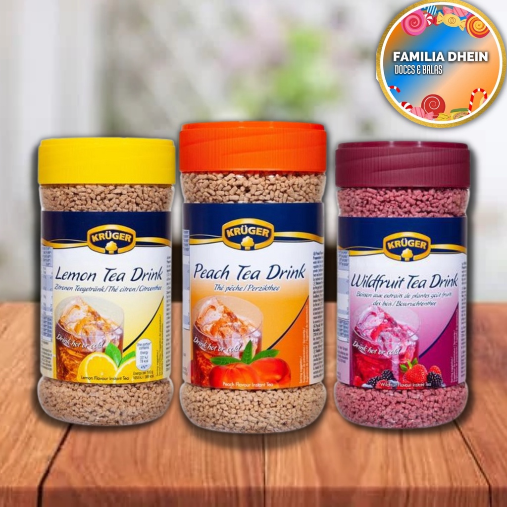 Chá Importado Instantâneo Krüger 400g | Shopee Brasil