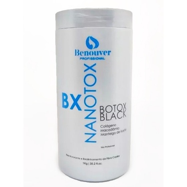 Botox Black Nanotox Selagem Profissional Benouver 1kg | Shopee Brasil
