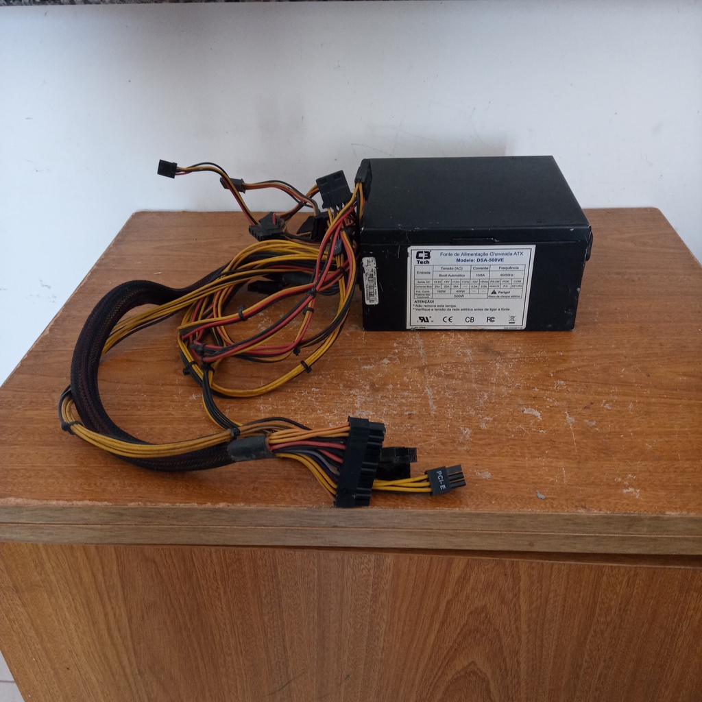 Fonte Atx C3 Tech Dsa-500ve 500r Ve Video Edition 500w - Escorrega o Preço