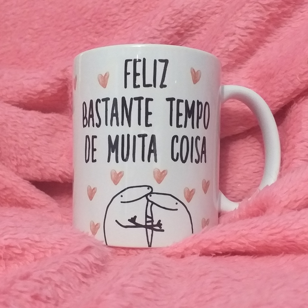 Caneca Flork - Feliz Bastante Tempo de Muita Coisa, Caneca Meme Flork ... Caneca Flork - Feliz Bastante Tempo de Muita Coisa, Caneca Meme Flork ...