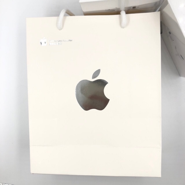 Bolsa De Papel Apple Com Logo Sacolinha KUS384 | Shopee Brasil