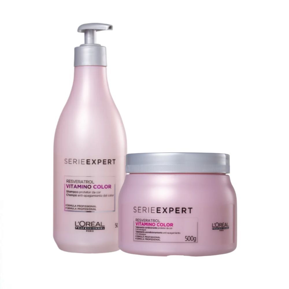 Loreal Vitamino Color Resveratrol Duo (2 Produtos) | Shopee Brasil