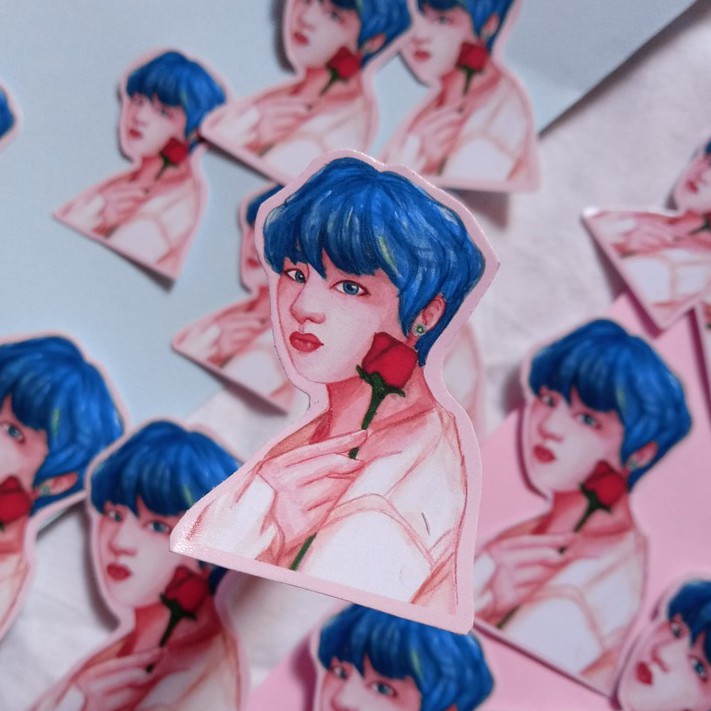 Adesivo Taehyung, BTS, ADESIVO BTS, BANGTAN BOYS, ADESIVO KPOP, BTS V ...