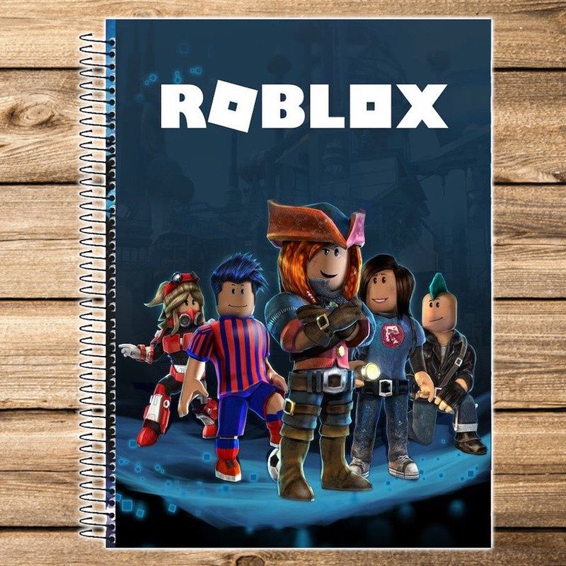 Adesivo Escolar para Capa de Caderno Roblox | Shopee Brasil
