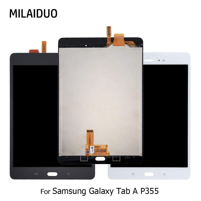 Tela Touch Frontal Com Display Lcd Para Samsung Galaxy Tab A Sm-P355 ...
