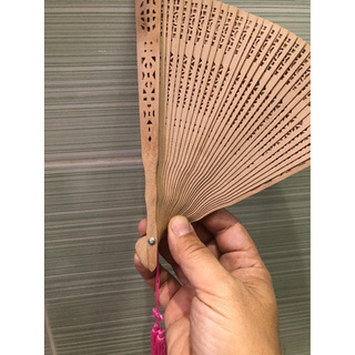 Tradicional Leque Chines Original Feito Em Madeira, Na Caixa | Shopee ...