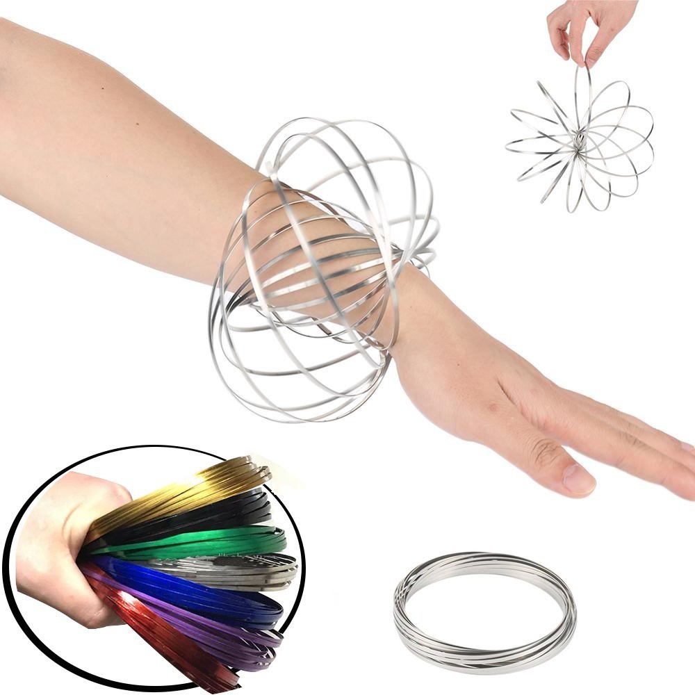 Pulseira Magica Argola Metal Anti Stress Magic Flow Ring | Shopee Brasil