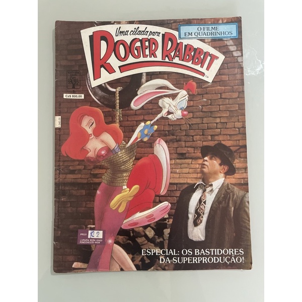 Uma Cilada Para Roger Rabbit Filme Em Quadrinhos 1988 Abril Jessica ...