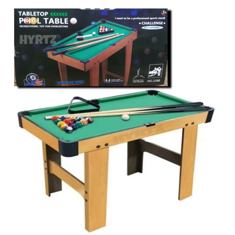 Mini Mesa De Sinuca Bilhar Snooker Portátil Brinquedo Com Pé ...