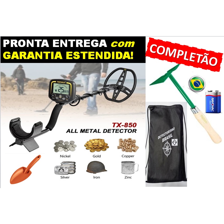 Detector Metais TX 850 Master Completo Envio Rápido | Shopee Brasil