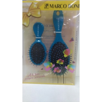 KIT PRESENTE 2 ESCOVA CABELO MARCO BONI REF7340 | Shopee Brasil