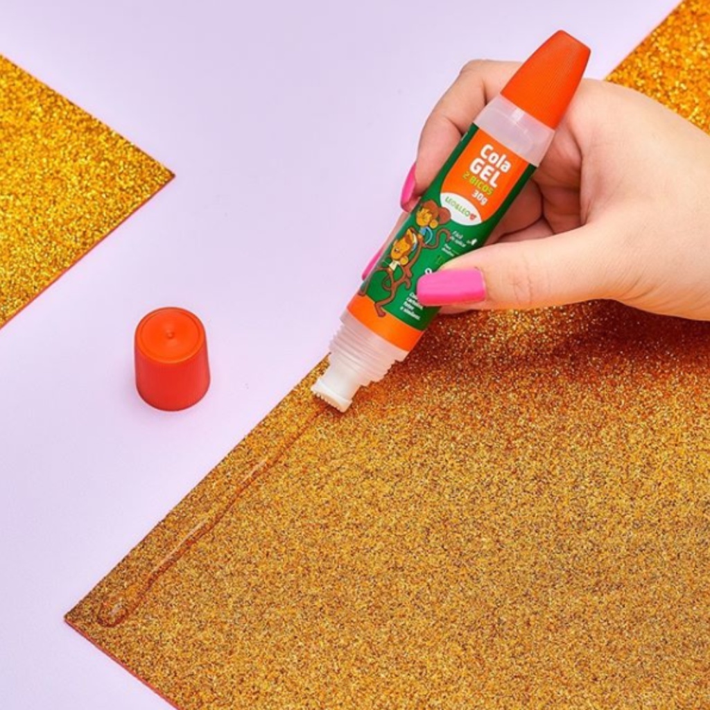 Cola Em Gel Com 2 Bicos 30g - Leo&Leo | Shopee Brasil